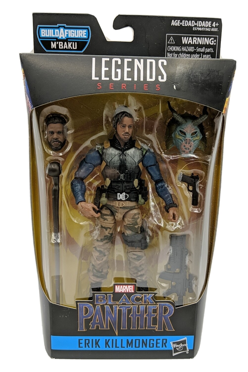 Marvel Legends Series Black Panther Erik Killmonger Action Figure by ...