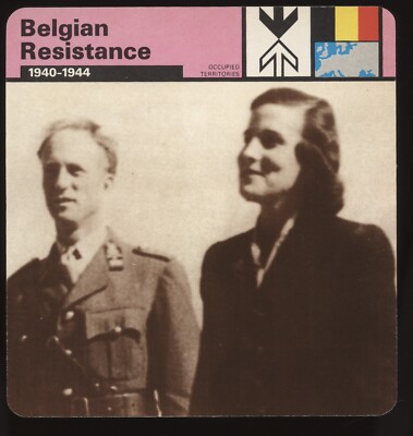 Belgian Resistance Edito Service Card Second World War II Occupation | eBay