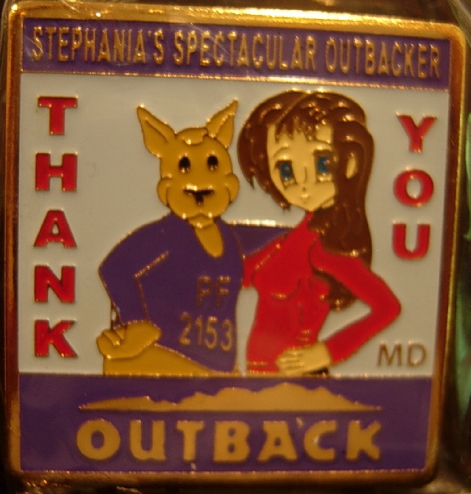 J6015 Outback Steakhouse Thank You Stephanias Spectacular Outbacker | eBay