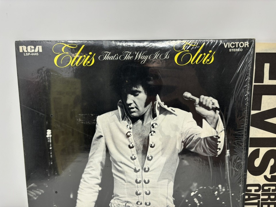 Elvis Presley THAT’S THE WAY IT IS Vinyl LP In Shrink Tan Label NM/MT ...