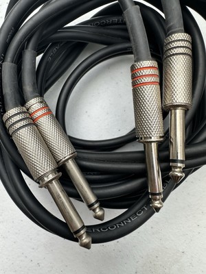 Hosa Dual Interconnect Pro Mono Cable Gold Connectors 10 feet Music ...