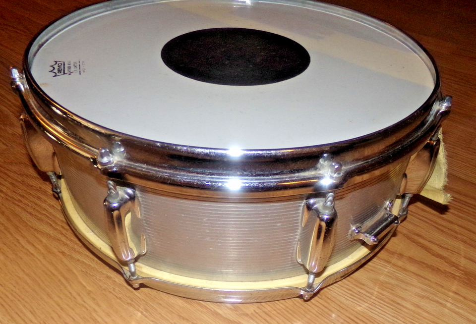 SLINGERLAND 5" x 14" Snare DRUM Remo Weather King Evans Parade Batter ...
