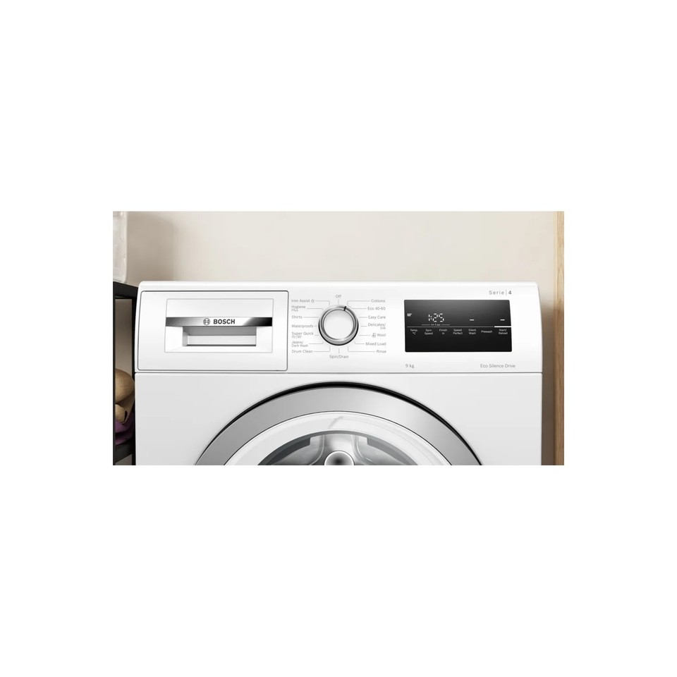 Bosch Series 4 9 kg Washing Machine SpeedPerfect, IronAssist ...