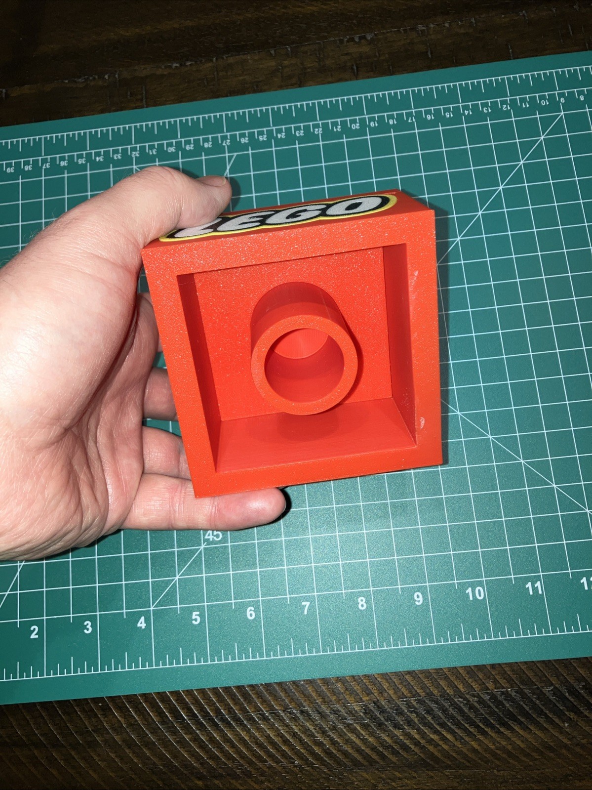 Large 3D Printed Lego 2x2 Block Logo Sign Fan Art | eBay