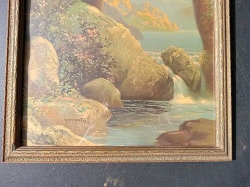 R ATKINSON FOX Print - ROCKY WATERWAY - 1920s ORIGINAL | eBay