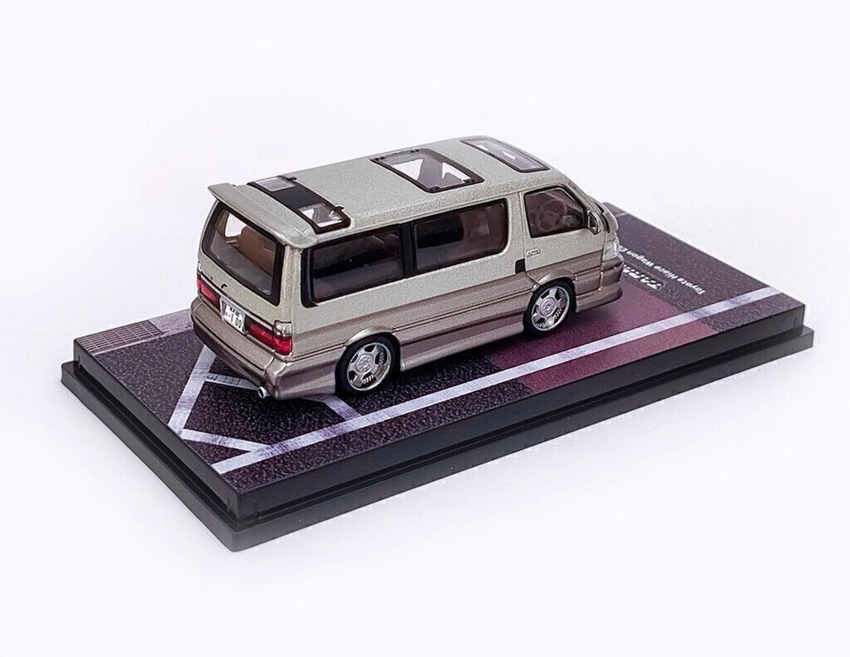 GB Tarmac 1:64 JDM Hiace Wagon Custom Mini Van Sports Model Diecast ...