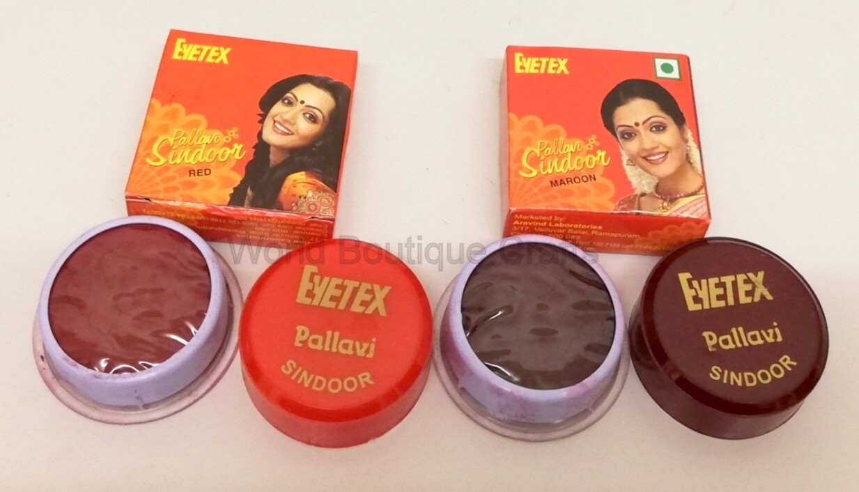 Eyetex Sindoor Sindur Big 15g Indian Kumkum Bindi Roli Tilak Forehead ...