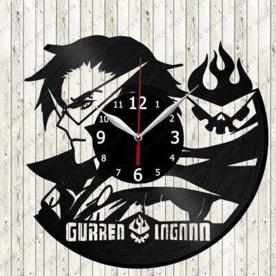 Two anime clocks Vinyl Record Wall Clock Decor Handmade | eBay