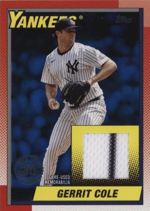 2025 Topps Series 1 - 1990 Topps Baseball Relics Gerrit Cole #T90R-GC ...