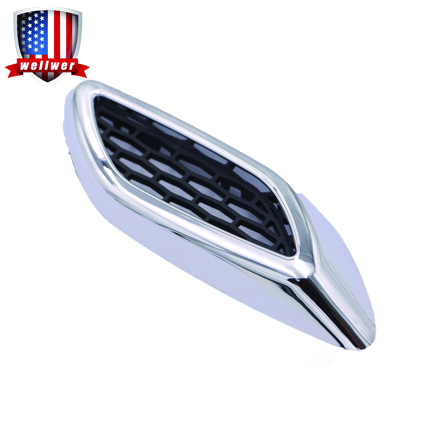 Left Lateral Air Vent Bright Chrome Fit for Maserati Levante 670065952 ...