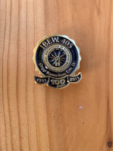 IBEW Lapel Pin Local 405 Cedar Rapids Iowa City IA - Free Shipping | eBay