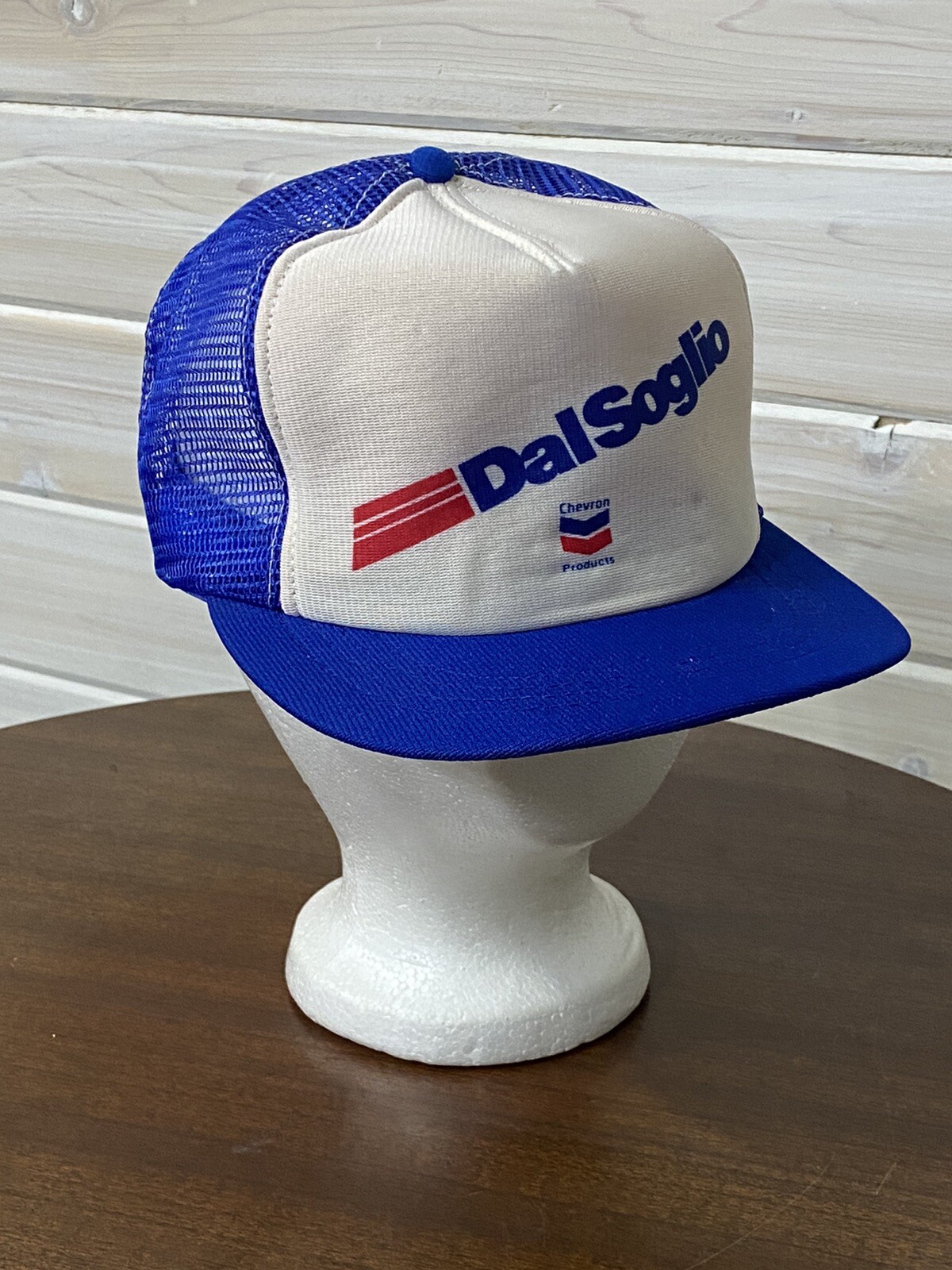 Chevron gas station vintage trucker hat - Gem