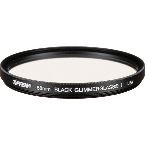Tiffen Black Glimmerglass Camera Filter (58mm, Grade 1) 58BLKGG1 | eBay