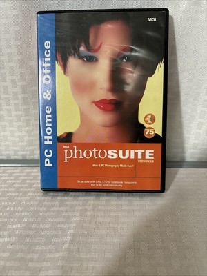 MGI Photosuite 4.0 PC Home & Office Web & PC Photography Software CD ...