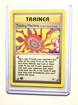 TICKLING MACHINE - 1st Edition Gym Heroes - 119/132 - Uncommon ...