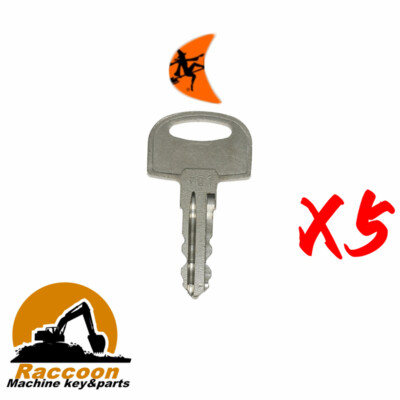 5pcs Fits Ditch Witch Key 701 JT-RT-FXSX-MR Heavy Equipment Ignition ...