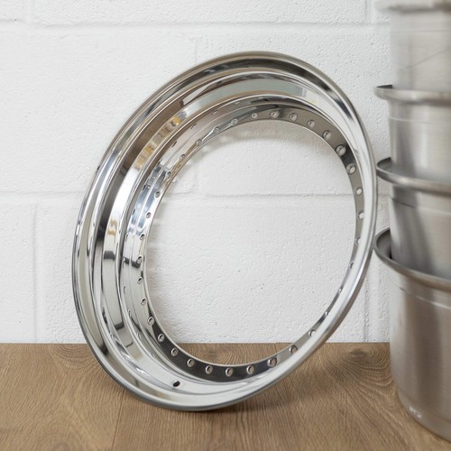 16" 2.5" BBS RS RF 34 Bolt Hole Aluminium Outer Wheel Lip 3PC Split Rim ...