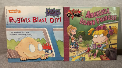 Rugrats Two Books, Rugrats Blast Off, Island Princess Angelica ...