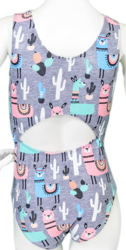 Gymnastics Leotard Destira Llama Love Girls Gray Acro Tumbling | eBay