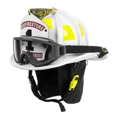 Cairns Houston Leather Fire Fighter Helmet Traditional NFPA Compliant ...