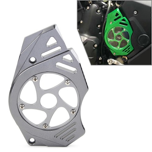 Gray CNC Aluminum Front Chain Sprocket Cover Guard For Kawasaki ER6N ...