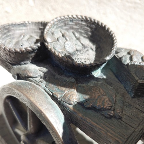 Genesis Fine Arts Ireland Bronze Sculpture Figurine 8 1/2" Woman ...