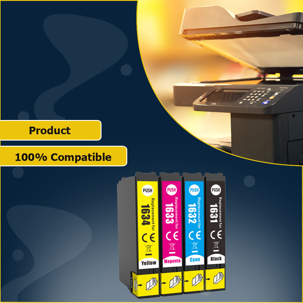 12 INK CARTRIDGE For Use in Epson WF-2660DWF WF-2750 WF-2750DWF WF ...