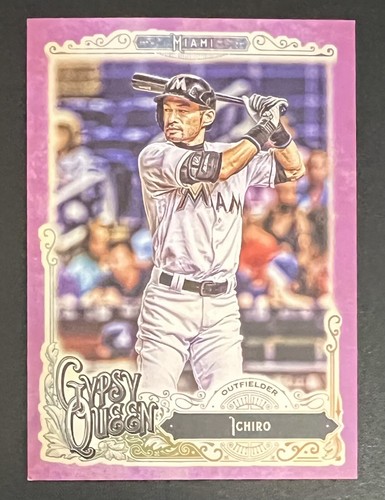Ichiro Suzuki 2017 Topps Gypsy Queen Purple /250 #93 - Miami Marlins | eBay