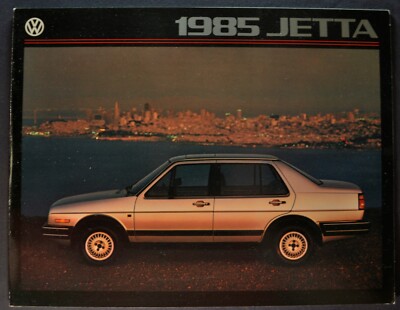 1985 Volkswagen Jetta Catalog Brochure GL Sedan, Diesel Excellent ...