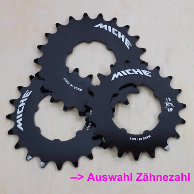 Miche Single Speed Ritzel für 1/8" Kette Alu 7075 Auswahl - 19 20 21 22 ...