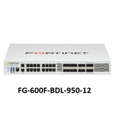Fortinet Fortigate Hardware FG-600F-BDL-950-12 Hardware + 1 Year ...