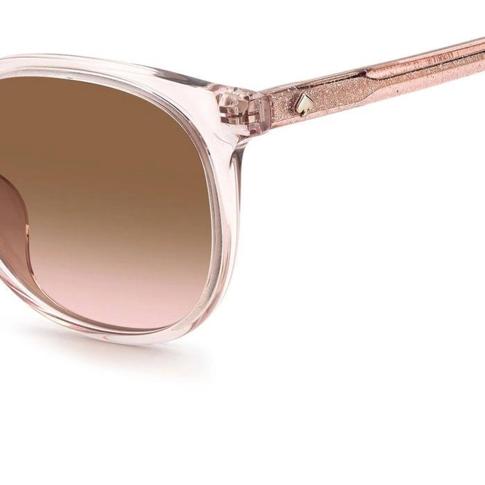 Kate Spade Women's Sunglasses Transparent Pink Frame Brown Lenses ...