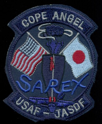 USAF Air Self Defense Force Cope Angel SAREX JASDF Patch K-12 | eBay