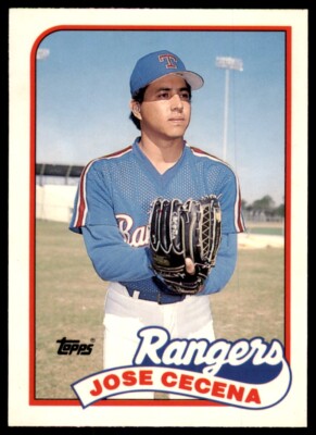 1989 Topps Tiffany Jose Cecena Texas Rangers #683 | eBay