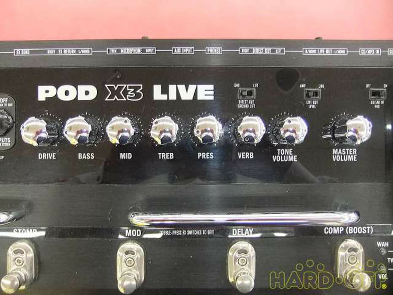 LINE 6 POD X3 LIVE Amp Simulator Multi Effector Guitar Pedal From Japan ...