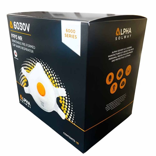 Alpha Solway 6030V FFP3 Moulded Face Mask | eBay UK