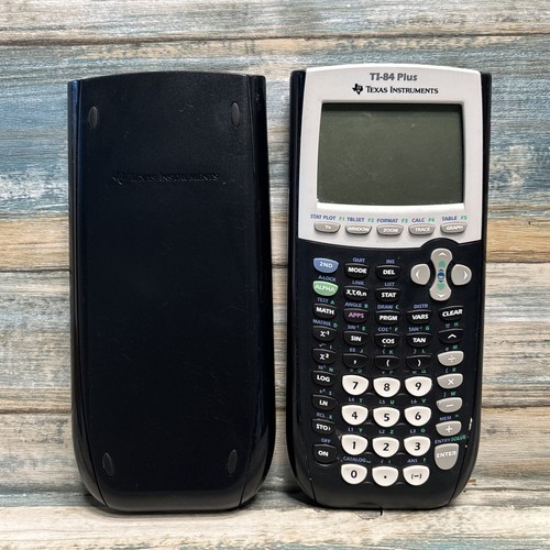 Texas Instruments TI-84 Plus Graphing Calculator W/ Cover - Tested ...