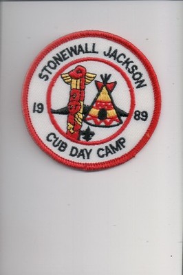 1989 Stonewall Jackson Cub Day Camp patch | eBay