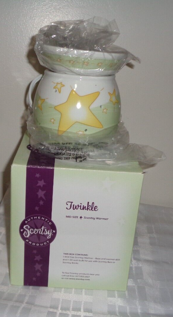 New SCENTSY Mid Size Warmer TWINKLE Wax Warmer | eBay