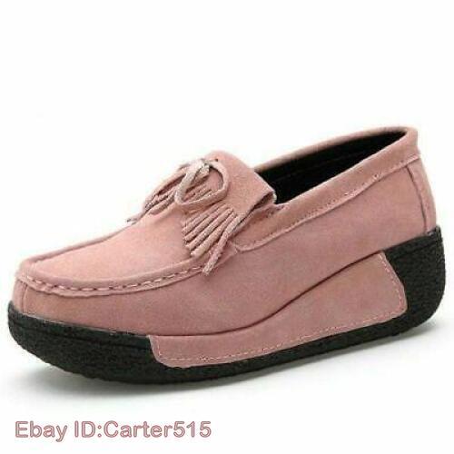 Mocasines de Mujer Zapatos de Caminar Formal Calzado Para Mujeres ...