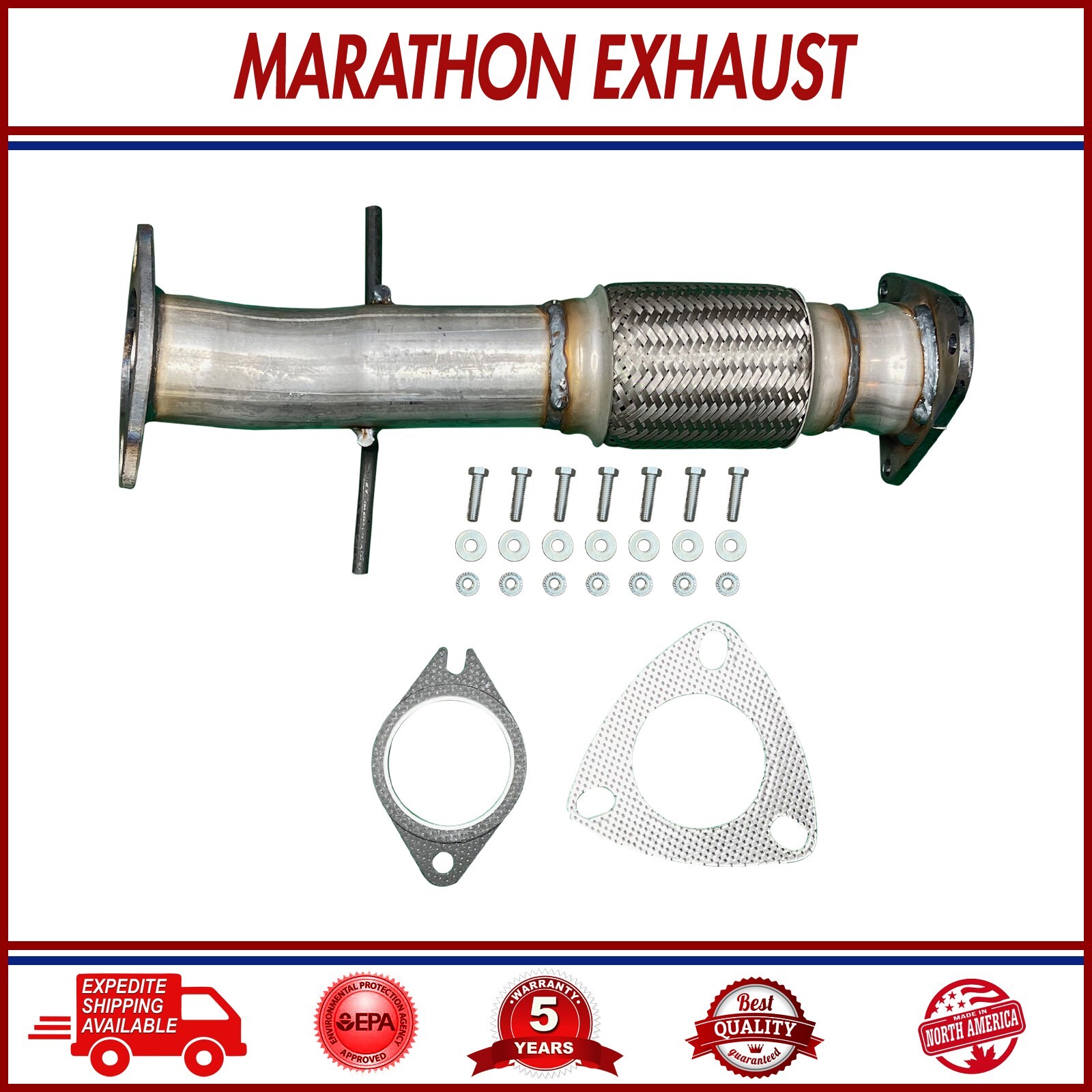 Front Pipe For 15-16 Volvo XC70|15-17 XC60|15-18 V60|15-16 S80|15-18 ...