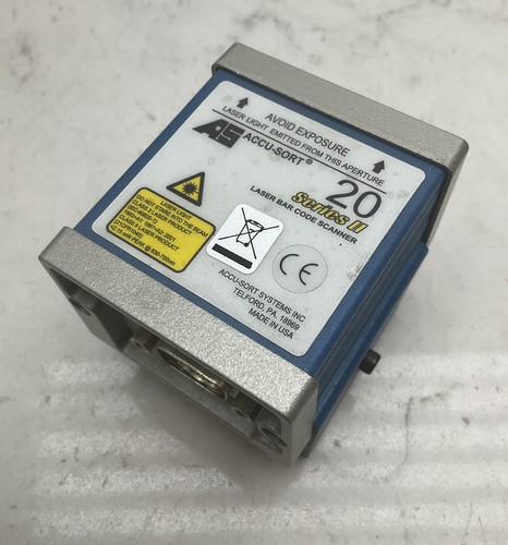 Accu-Sort MODEL 20 Laser Barcode Scanner Series II 2.15mW PEAK At 630-700nm | eBay