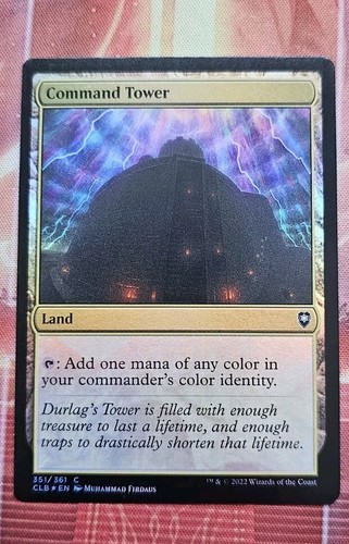 MTG Command Tower Commander Legends: Battle for Baldur's Gate Foil Land ...