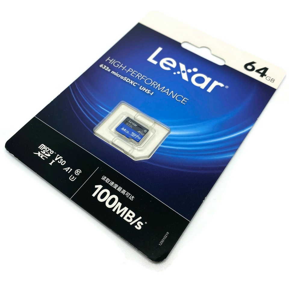 Lexar Micro SD Card 32GB 64GB 128GB U3 V10 V30 633x A1 C10 TF Memory ...