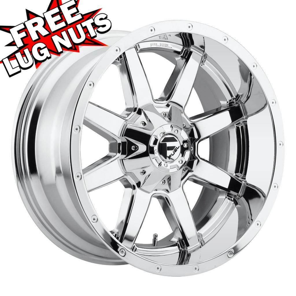 17 inch 17x6.5 Fuel D536 MAVERICK CHROME wheel rim 8x210 +116 | eBay