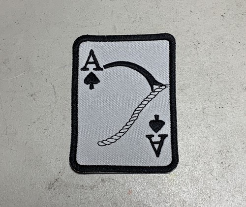 CUSTOM MADE Embroidered Ace With Sickle Patch | eBay