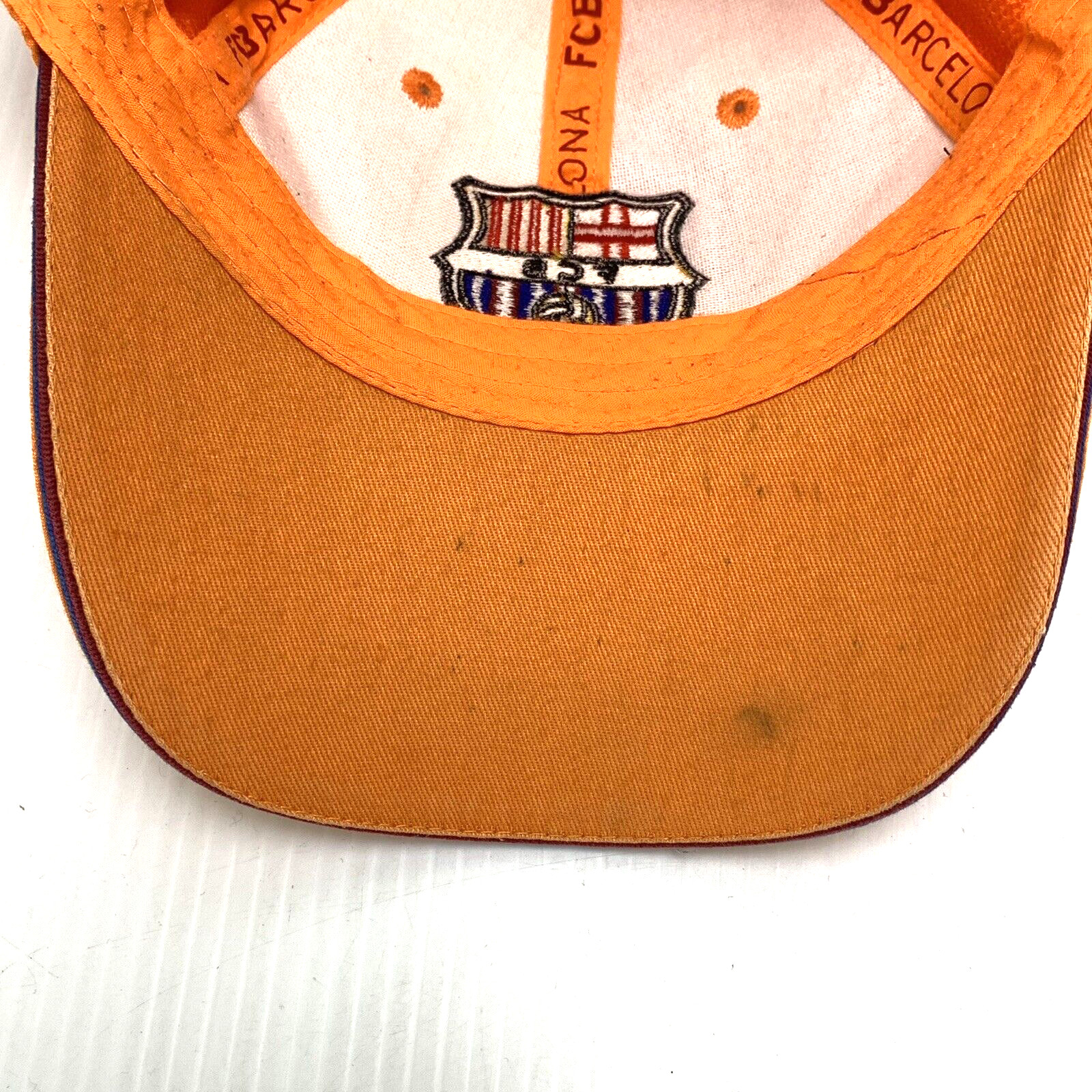 Vintage FC BARCELONA FCB Hat Cap Official Product Adj… - Gem