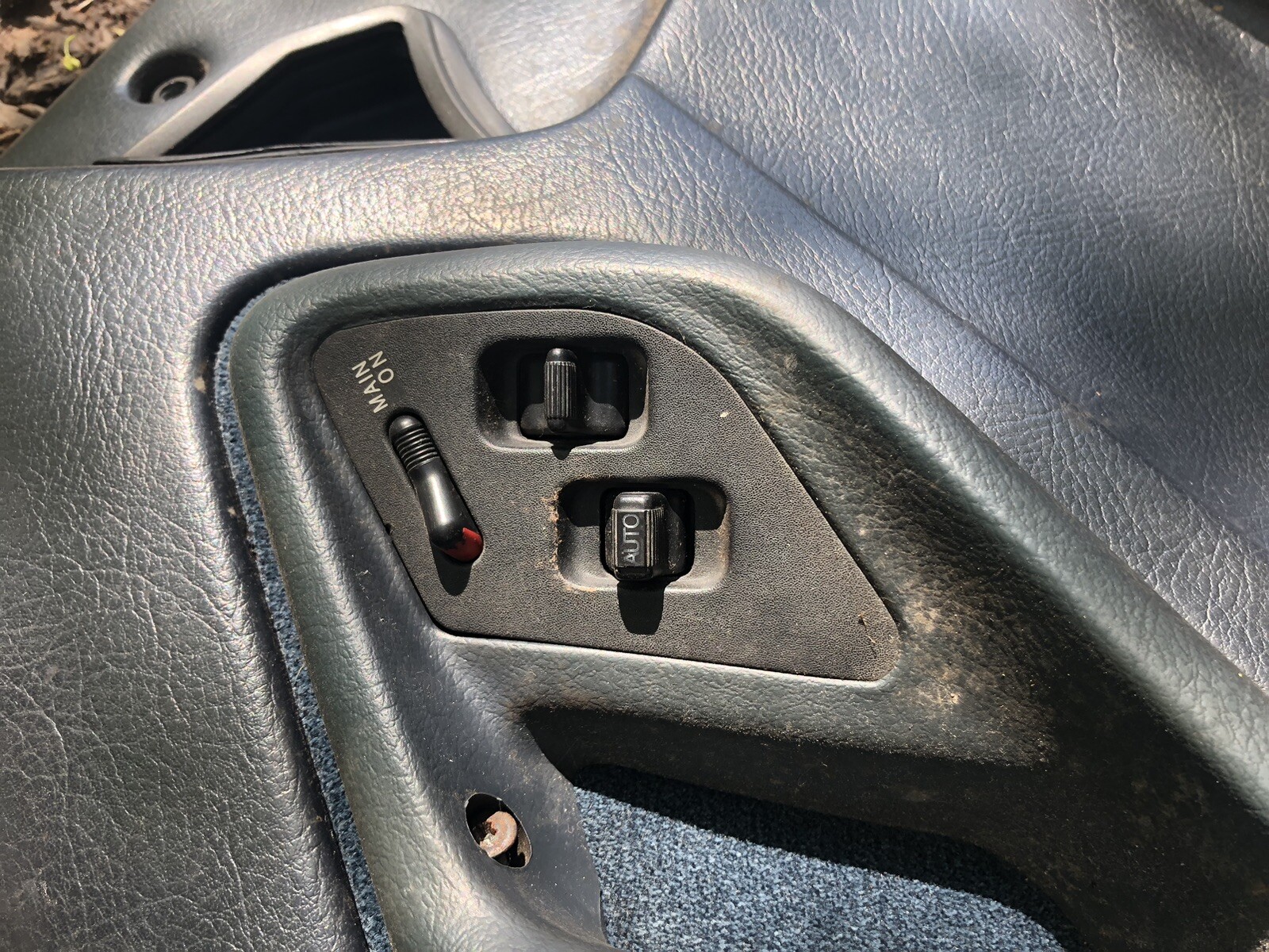 1990-1993 ACURA INTEGRA DA9 COUPE PALMY BLUE DOOR PANEL CARDS TRIM ...