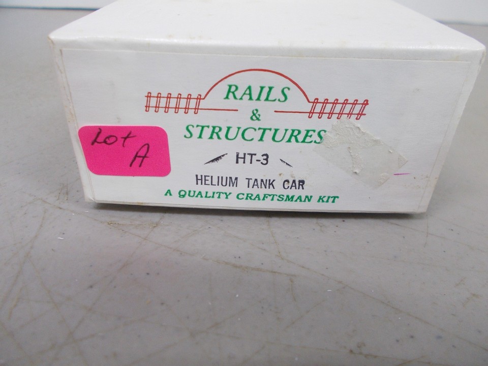 RAILS & STRUCTURES HT-3 HELIUM TANK CAR KIT~ HO SCALE ~ LOT A | eBay