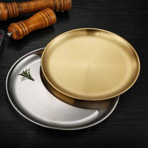 1Pcs Shallow Food Tray Fruit Cake Snacks Pasta Steak Tableware Dish ...